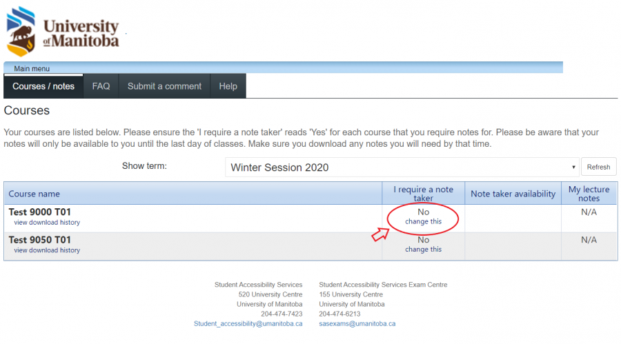 Using the Student Portal | University of Manitoba